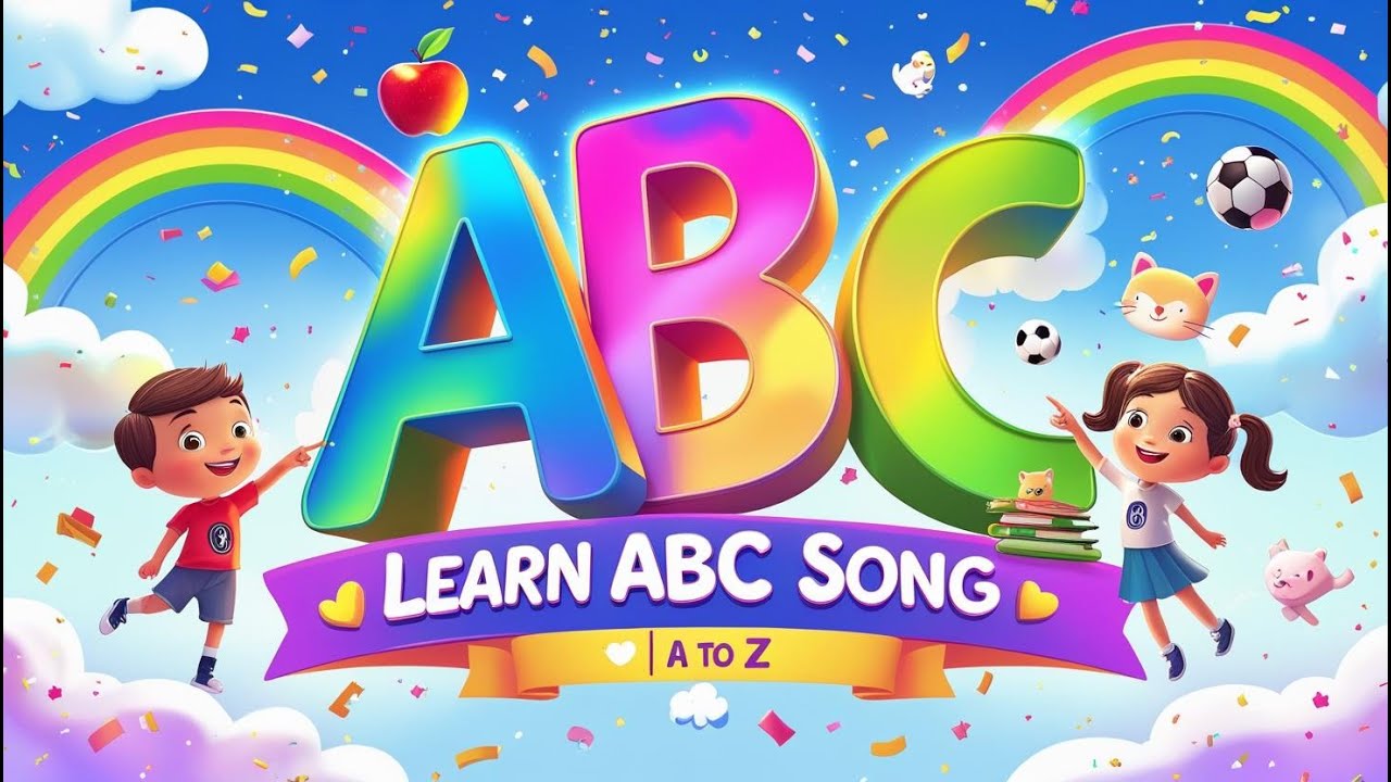 🌈 ABC Song for Kids | Easy Alphabet Learning - YouTube