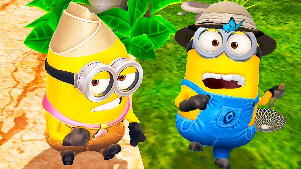 Scout Minion VS Hunter Minion ! Indonesian Adventure ! Minion rush game ...