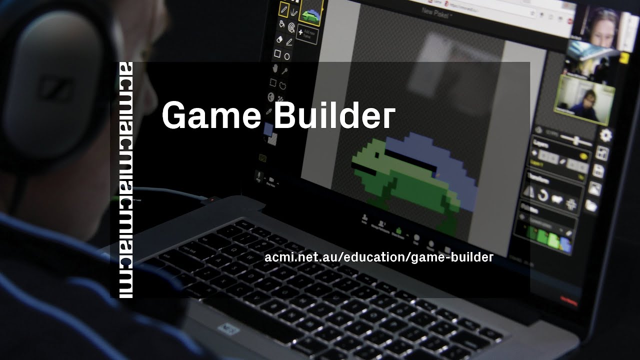 Animated a sprite object using Piskel - YouTube
