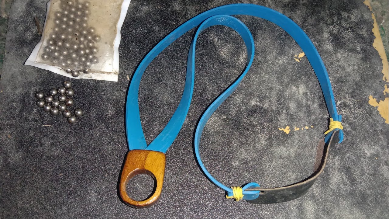 how to make wooden ring slingshot and how to use it - YouTube