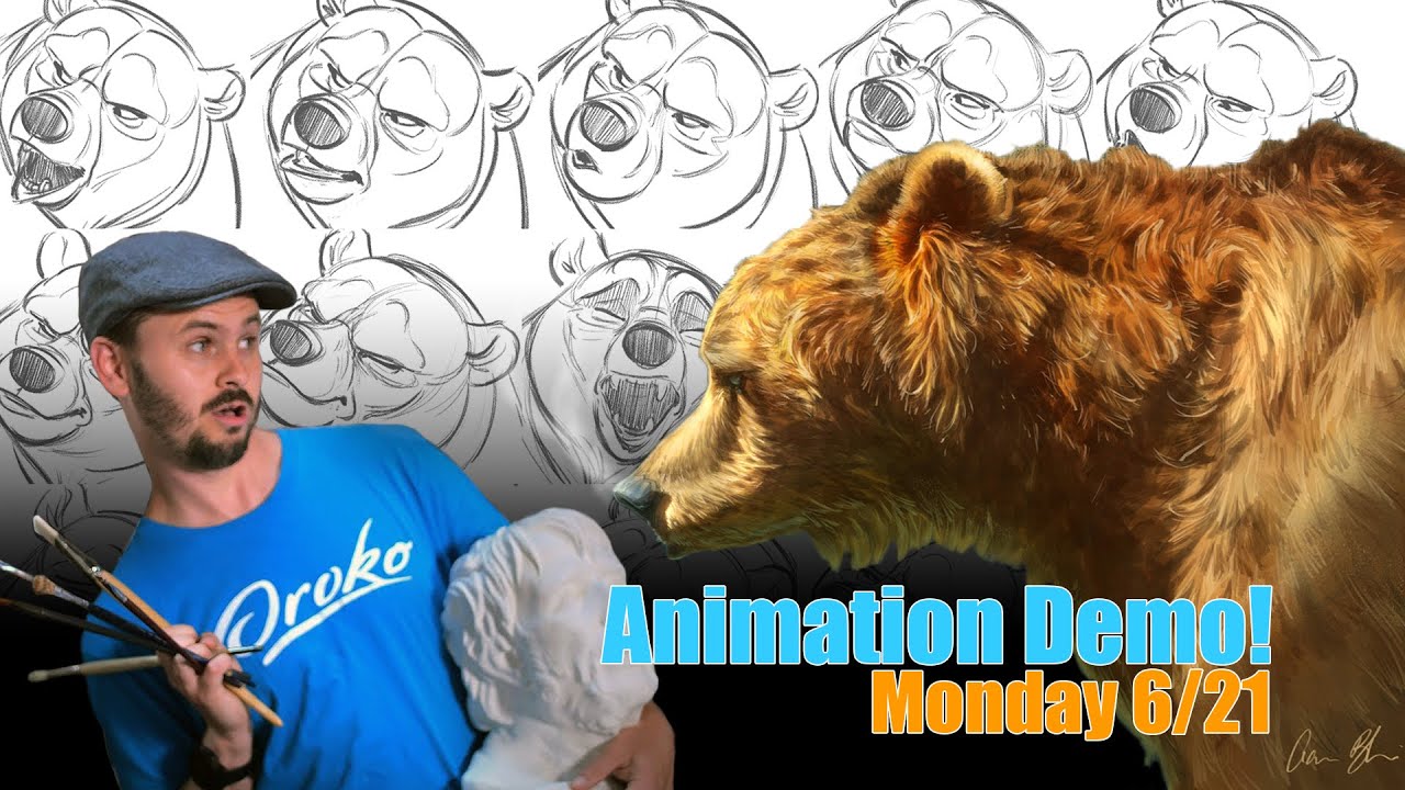 LIVE STREAM: Animation Demo with Proko PART 2 - YouTube