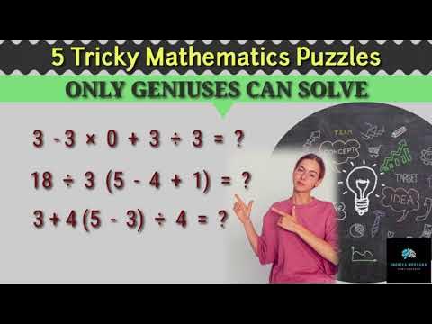 Math Puzzles For Geniuses | Math Puzzles With Answers | Math Puzzles ...