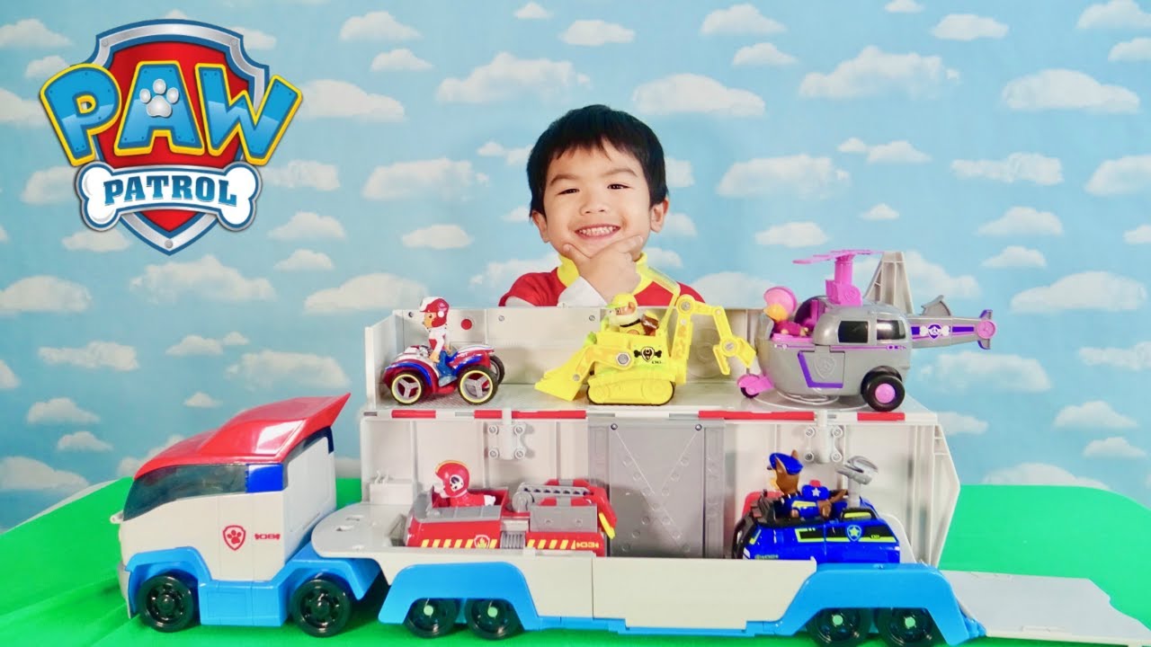 Paw Patrol Paw Patroller Bus CKN Toy Inspired Marshal Chase Kids Toys ...