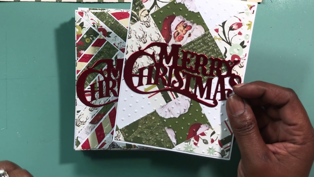 Quilt cards using scraps...so easy - YouTube