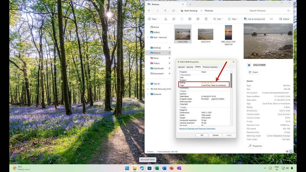 Add Ratings and Tags to your favorite Pictures in Windows 11 | Complete ...