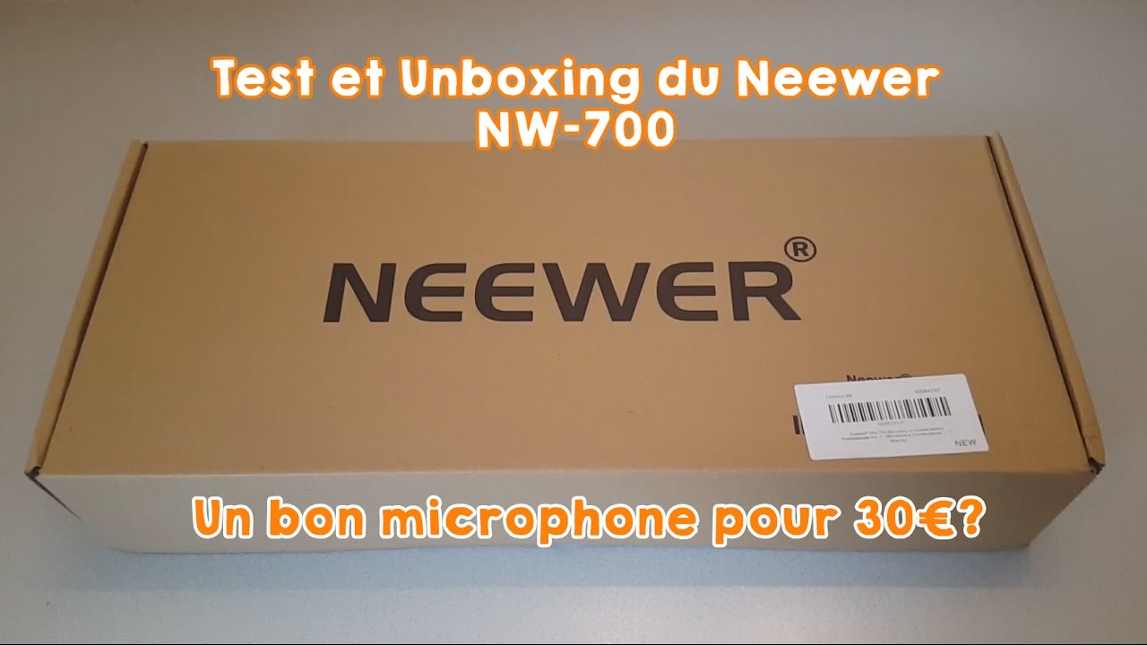 UNBOXING ET TEST DU NEEWER NW-700 - YouTube