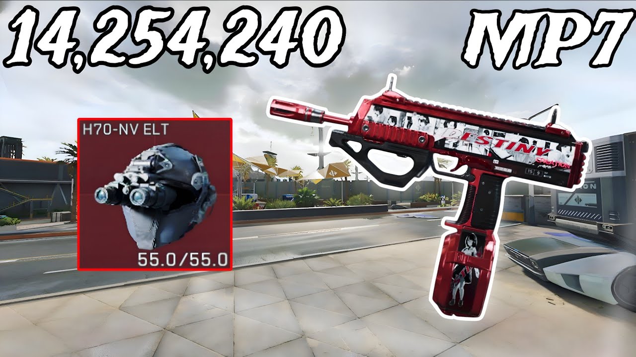 Meta SMG MP7 With Max Accuracy, Space City Hard | Delta Force Mobile ...