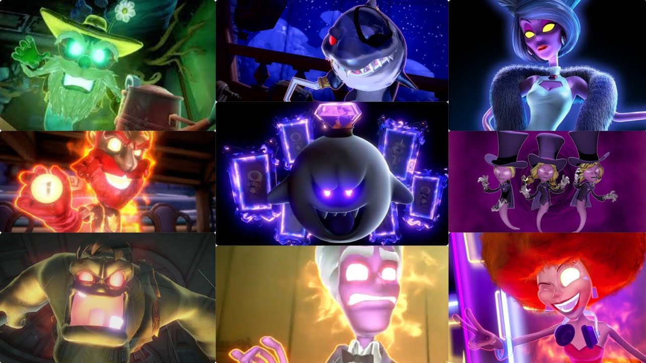 Luigi's Mansion 3 Ghosts Tribute - YouTube