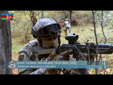 Xüsusi Təyinatlı Qüvvələrin təlimi başa çatdı