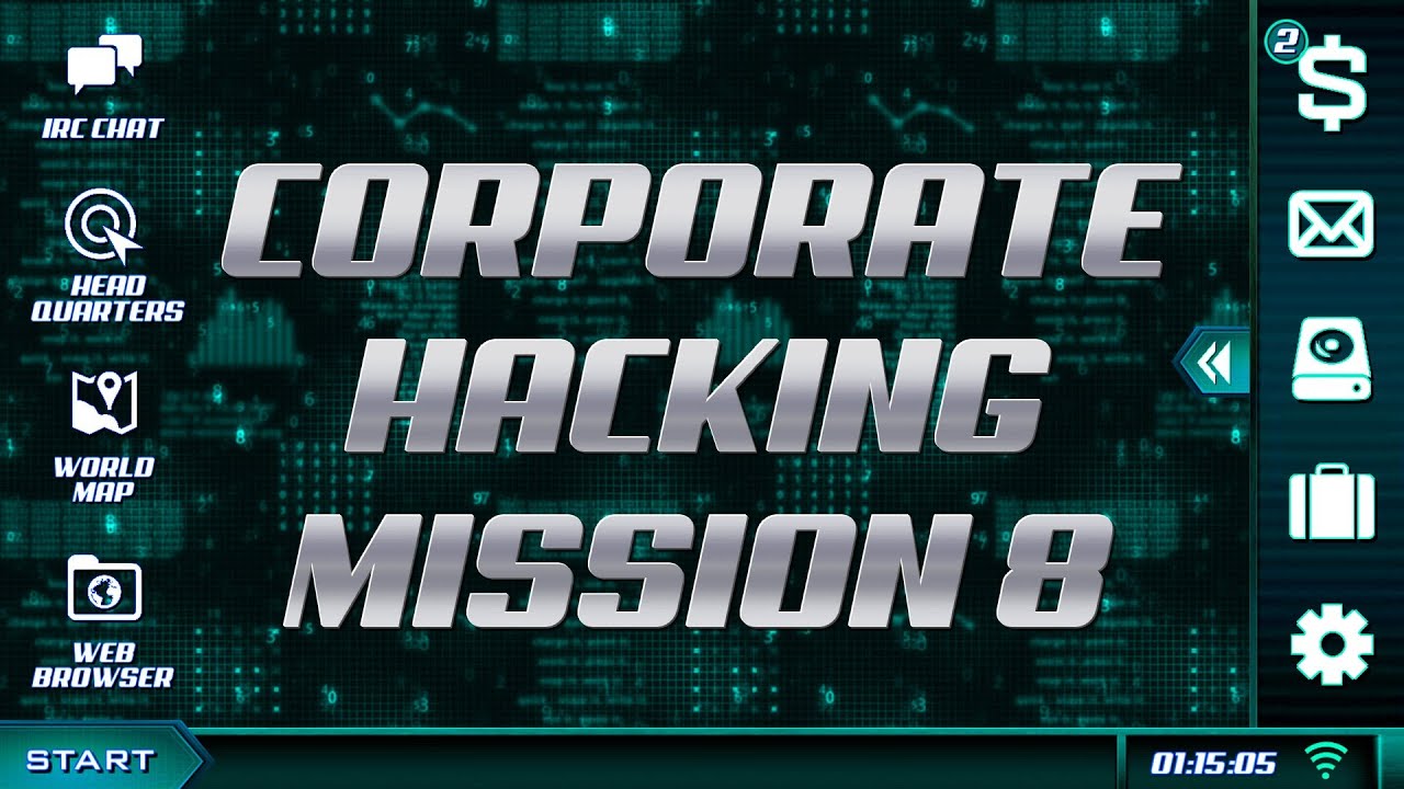 How to play The Lonely Hacker - Corporate Hacking Mission 8 - Gameplay ...