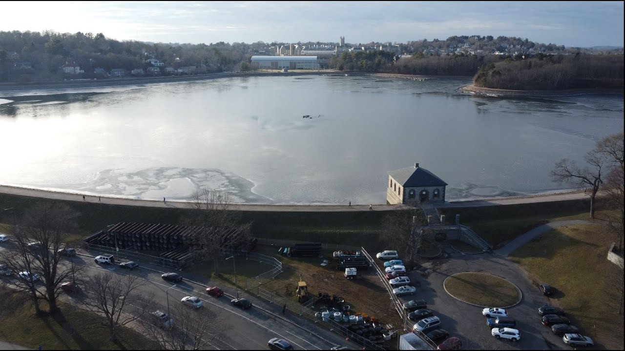 First flight over Cleveland Cirlce, Brookline MA. @ 400 ft 12/30/2022 ...