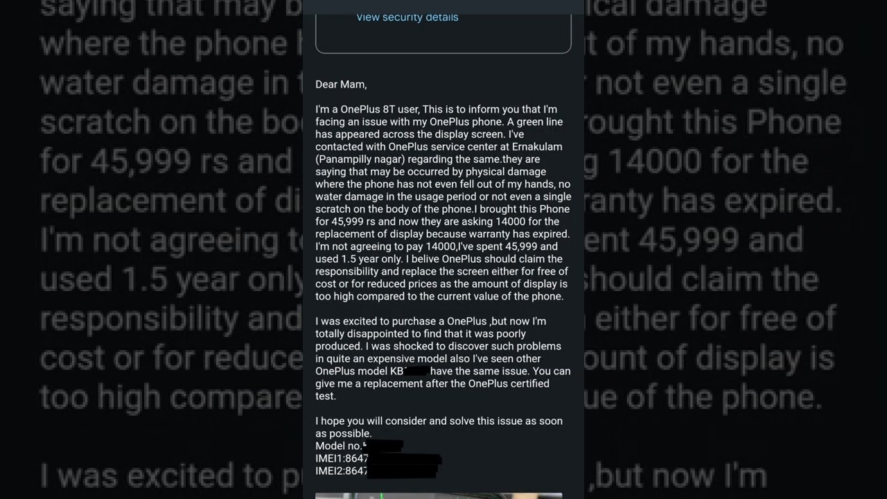 how i solved the green line problem of one plus 8 series phone - YouTube