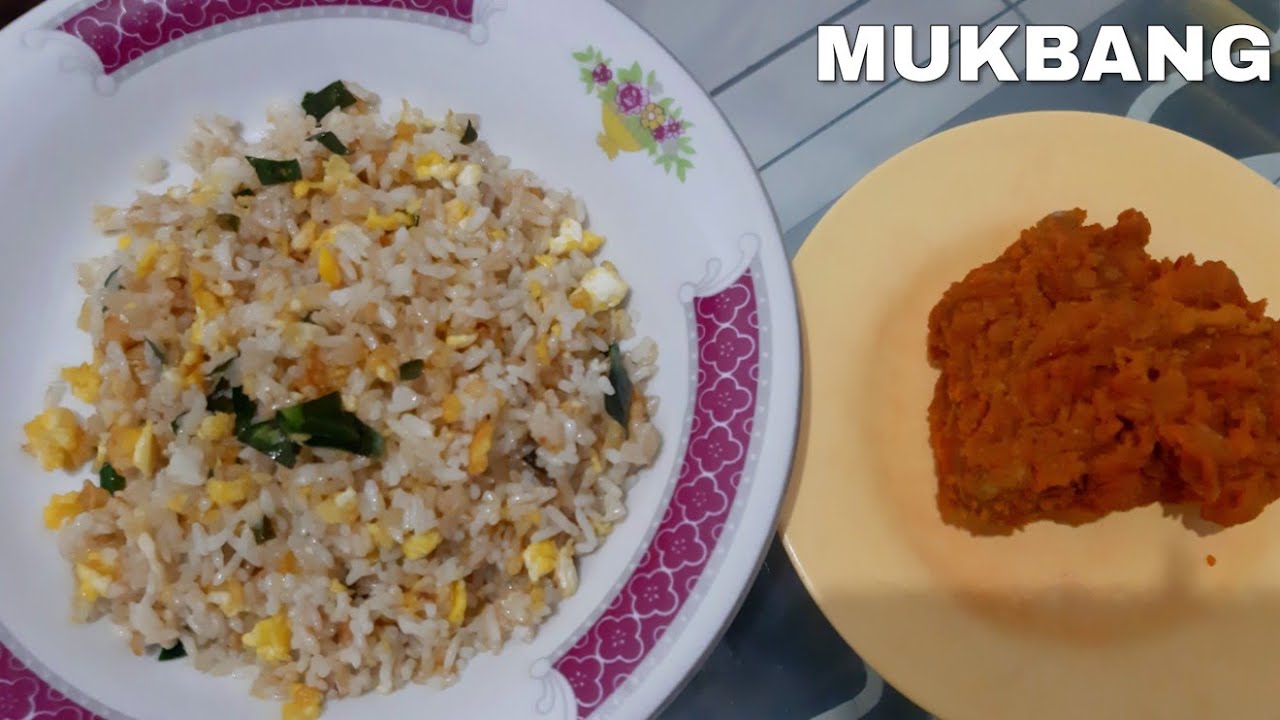 MUKBANG MANTUL:) NASGOR DAUN JERUK SEGEEEEER!! (ft. SPICY CHICKEN MCD ...