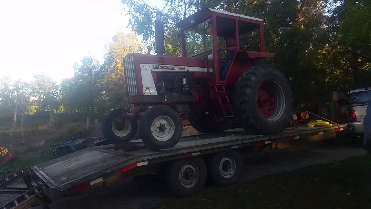 806 International with 5.9L Cummins turbo swap. - YouTube