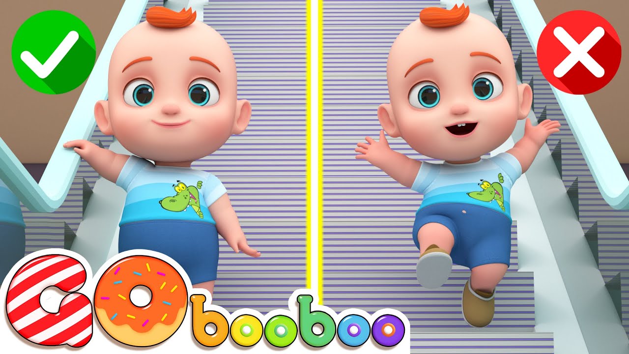 Take the Escalator Song | GoBooBoo Kids Songs & Nursery Rhymes - YouTube