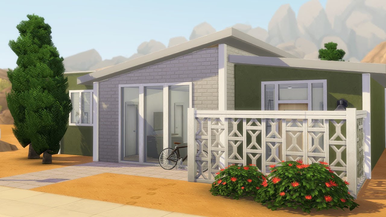 I built an actually good starter home in The Sims 4 - YouTube