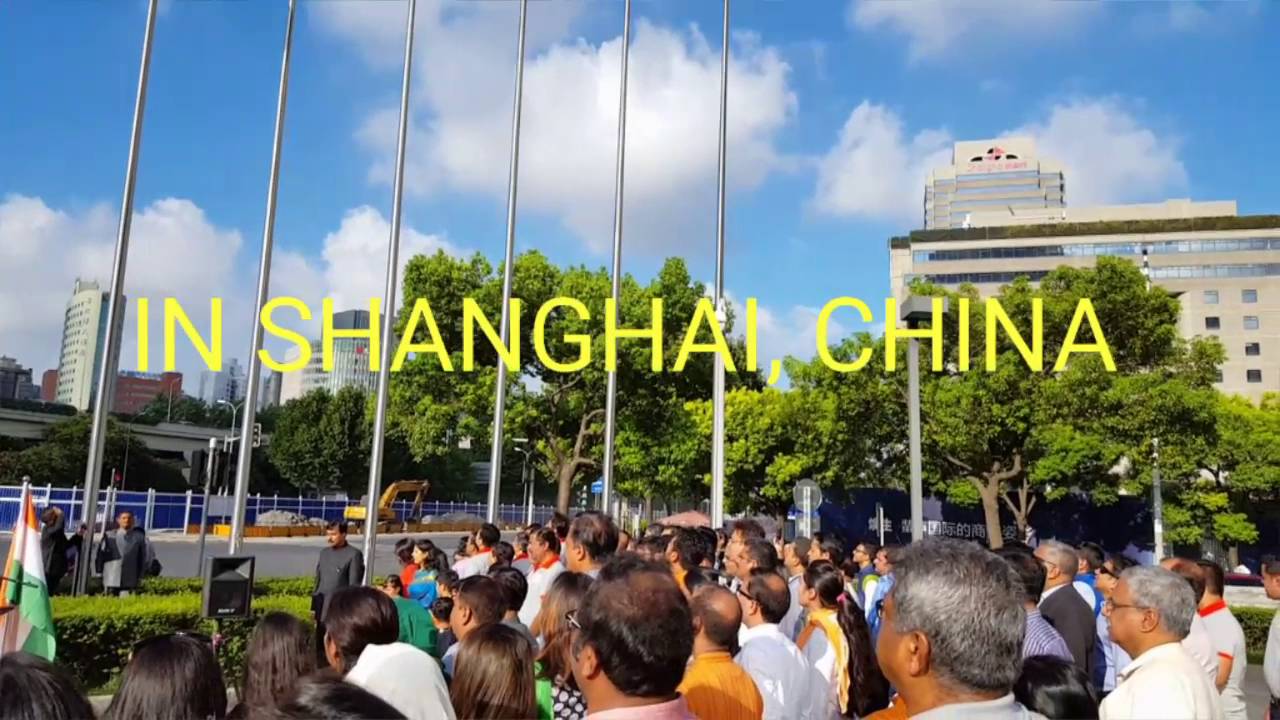 happy independence day in shanghai,china, from-IA (15-8-2016) - YouTube