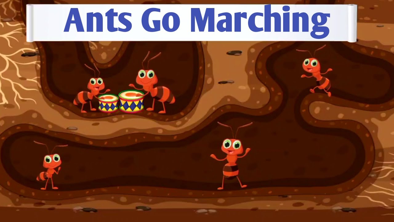 The Ants Go Marching | Super simple song | #nurseryrhymes #kidsvideo ...