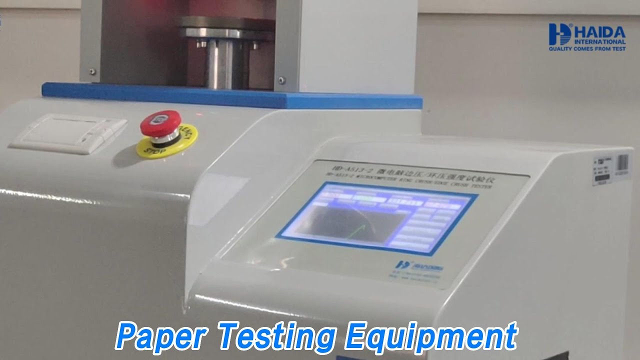 ECT / RCT Paper Testing Equipments Computer Servo Electric Multi ...