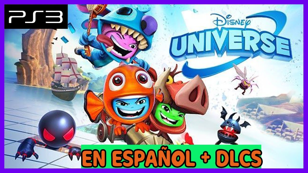 DISNEY UNIVERSE PS3 PKG NO HAN & (CARPETA) + DLCS (EN ESPAÑOL) - YouTube