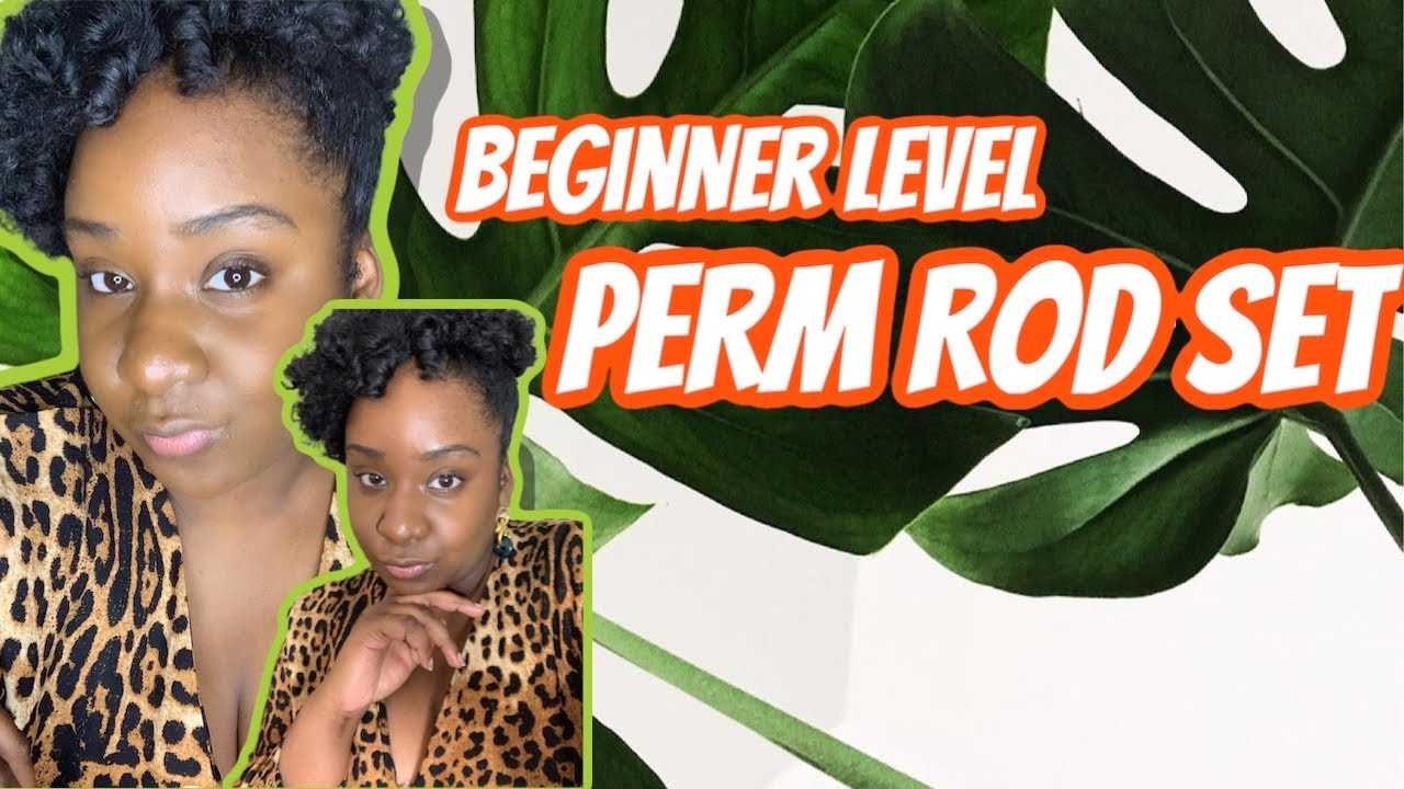 How Perm Rod Set On Natural Hair| Soft Curls| Beginner Friendly| Quick ...