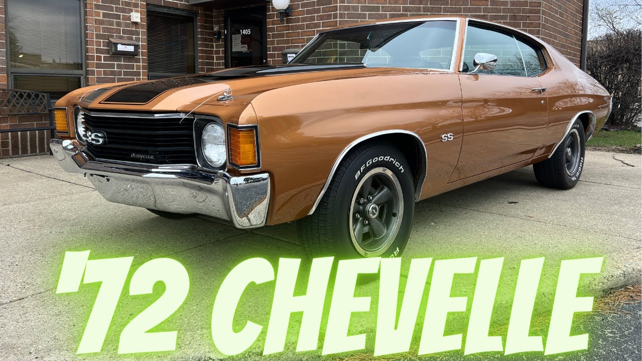 1972 Chevrolet Chevelle SS - 402 #s Match W/ AC - SOLD - YouTube