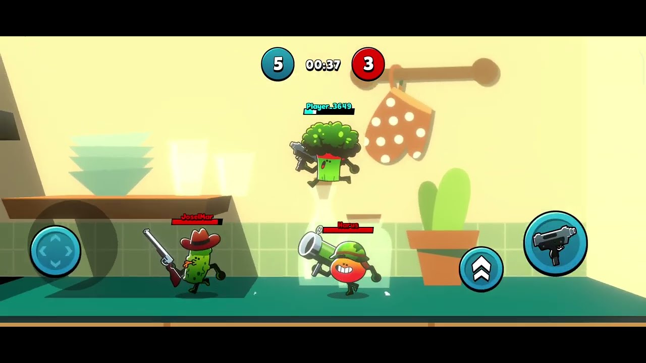 food gand fight game play - YouTube