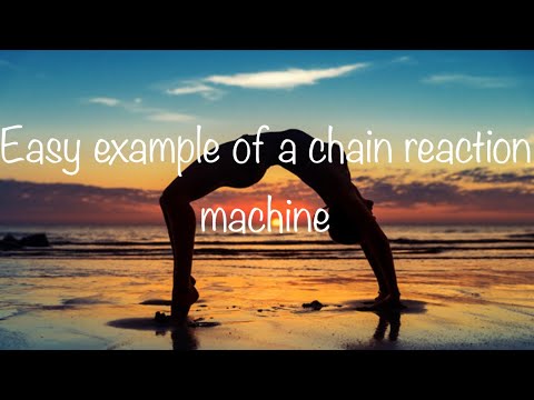 Chain Reaction Machine easy example for kids🤗👍🏻 - YouTube