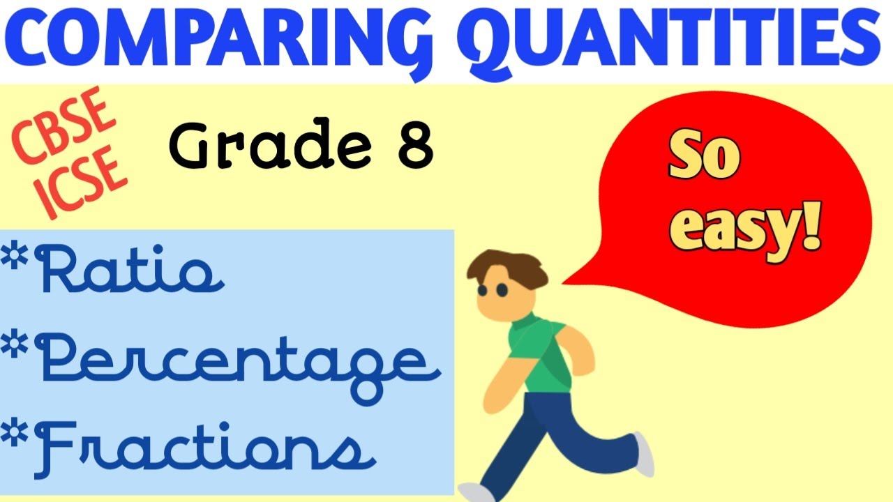 Comparing Quantities, grade 8 | Comparing quantities with ratios ...