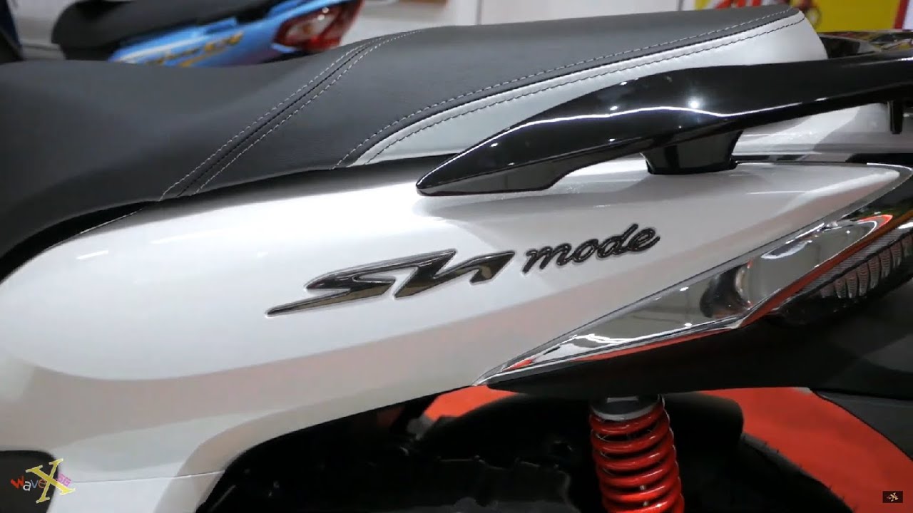 Honda SH Mode 2022 125i - Trắng Đen - Walkaronund - YouTube