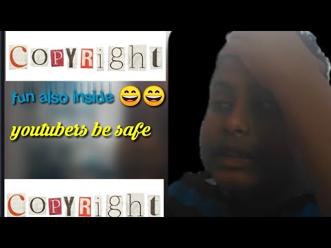 copyright message from YouTube😟 || fun inside || YouTube beginers be ...
