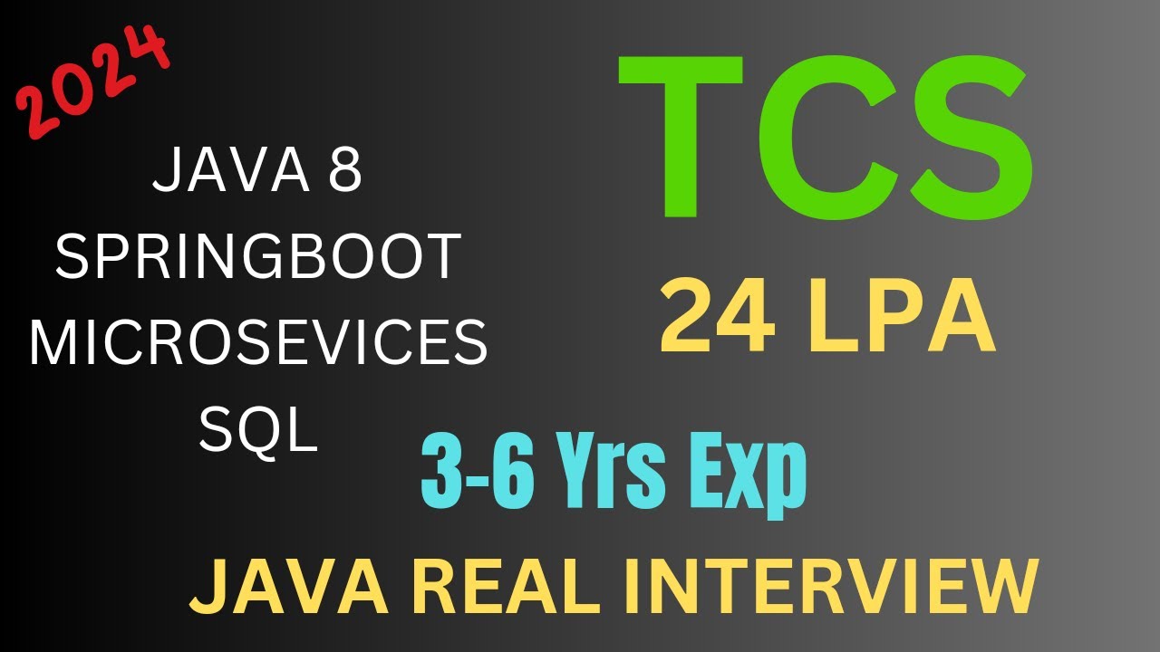 Tcs 3 Years Interview Experience Java Spring Boot Microservices