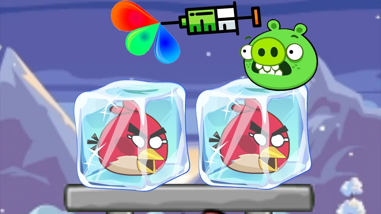 Unfreeze Angry Birds - BREAK ICE CUBE WITH COLOR WATER TO RESCUE BIRDS ...