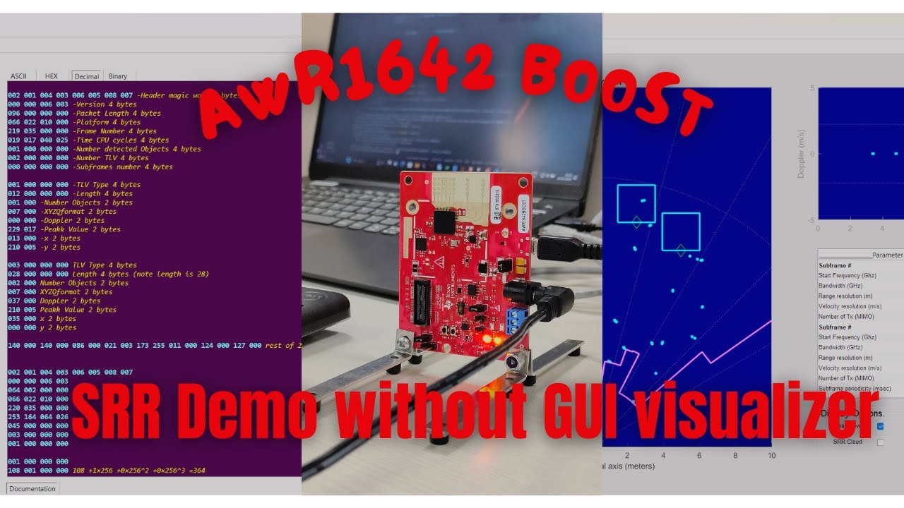AWR1642 BOOST HARD-CODING AND STAND ALONE WORKING WITHOUT SRR-GUI # ...