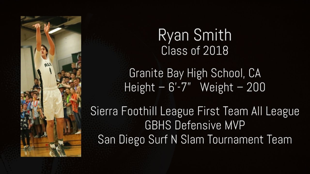 2017 Ryan Smith Basketball Highlights - YouTube