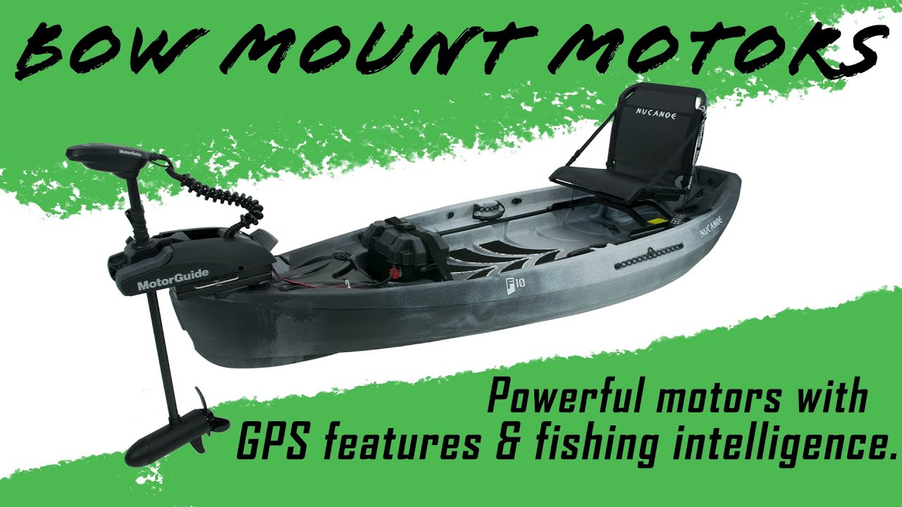 NuCanoe POWER - Bow Mount Motors for NuCanoe Fishing Kayaks - YouTube