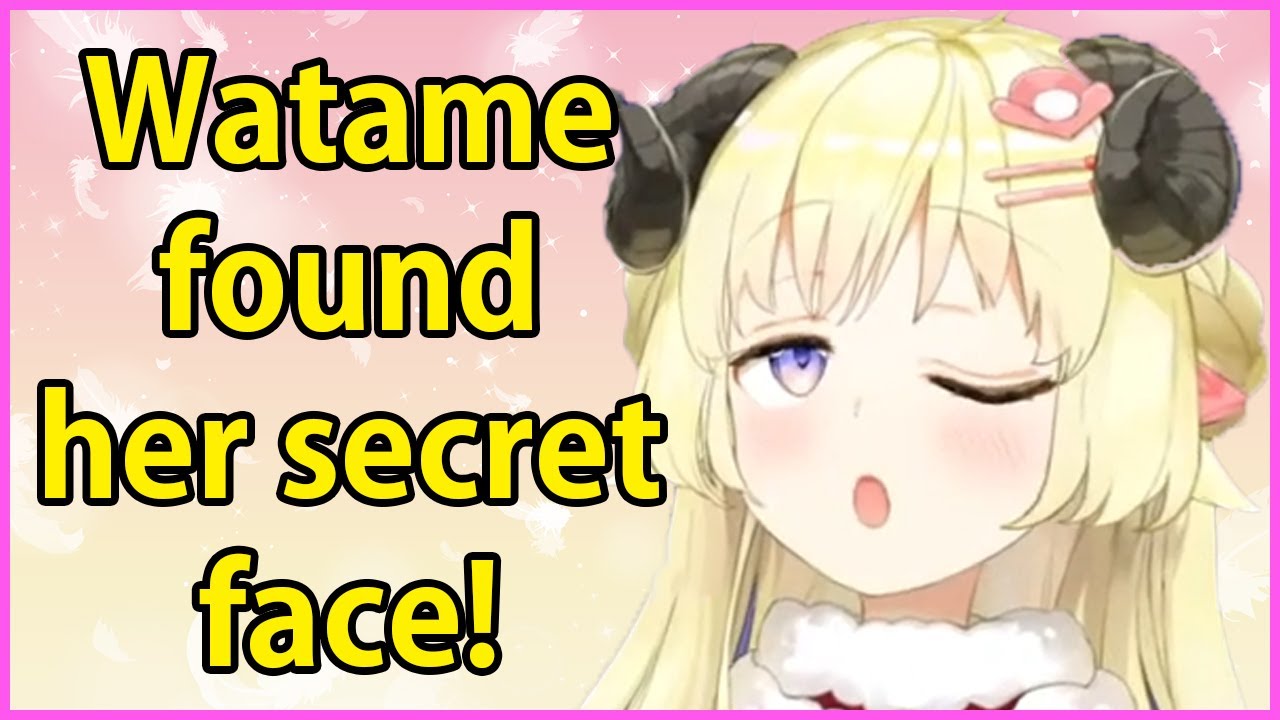 Tsunomaki Watame found her secret face! - YouTube