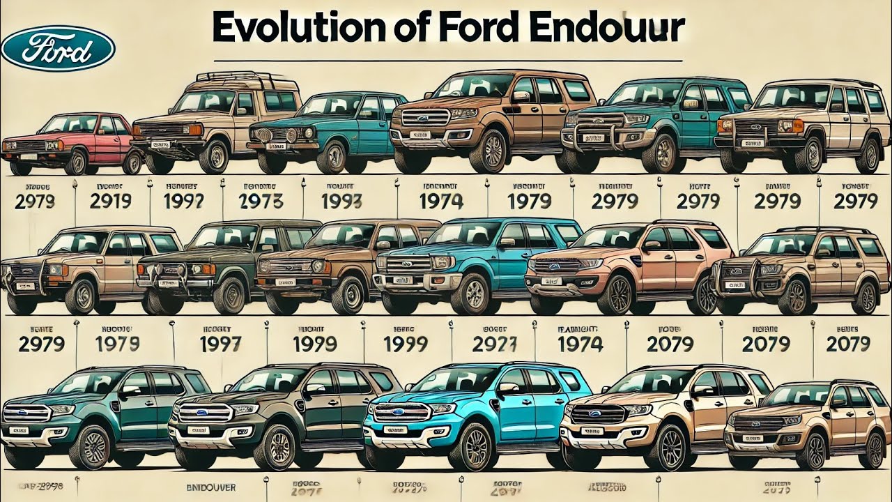 Evolution of Ford Endeavour [2003-2025] - YouTube