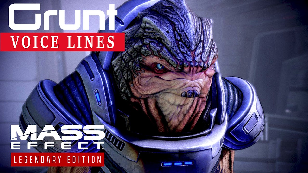 Mass Effect: Legendary Edition - Grunt Voice Lines - YouTube