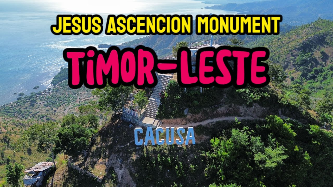 Timor Leste Fabulous Monument of Jesus Ascension in 4K Drone video ...