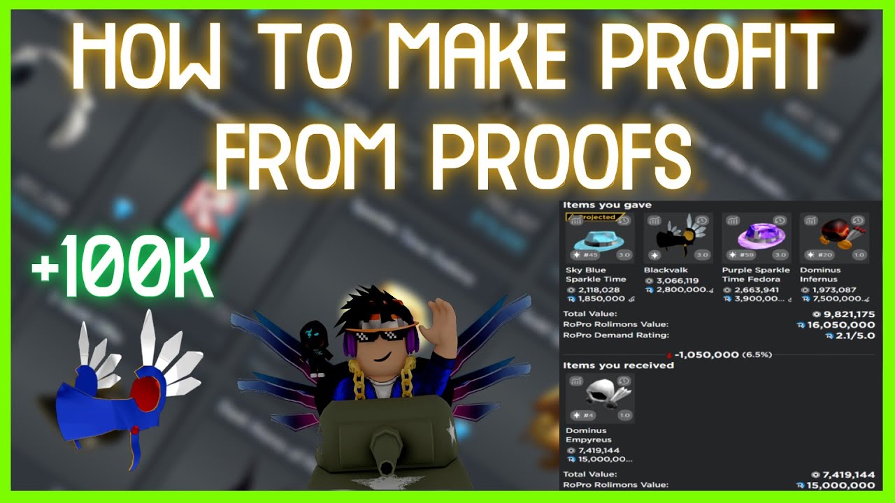 Everything To Know About Proofs For Limited Items! [Roblox Trading ...