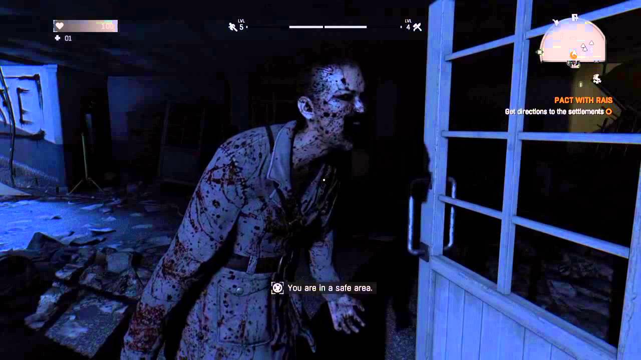 Dying light saving a biter from biters - YouTube