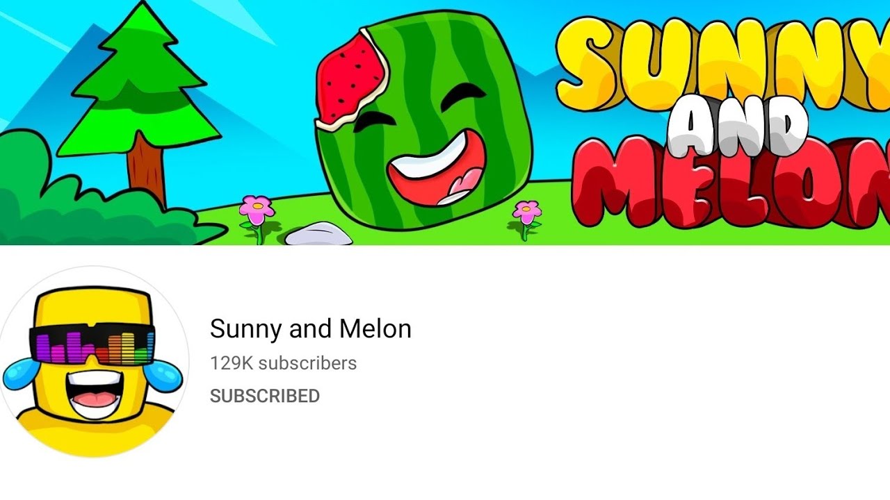 Becoming sunny and melon(youtuber) in roblox - YouTube