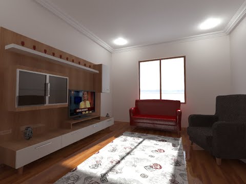 AutoCAD ile Duvar ünitesi Çizimi 1.DERS
