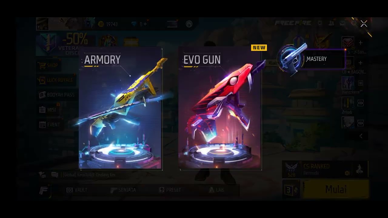 jual akun ff ada sg 2 trompet 30k aja wa;087787847721 - YouTube