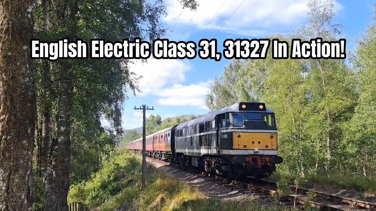 English Electric Class 31 locomotive 31327 replacing the steam ...