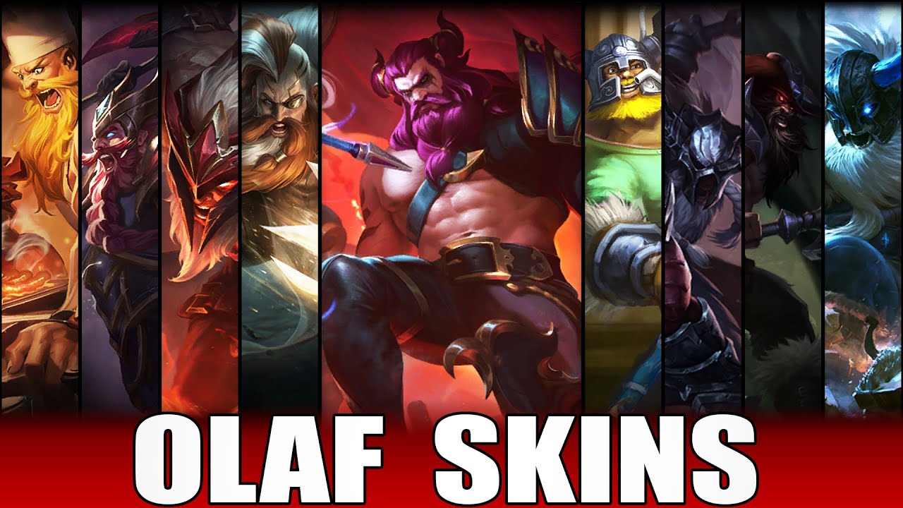 OLAF SKINS 2022 | All Olaf Skins Including Pentakill III: Lost Chapter Olaf - YouTube