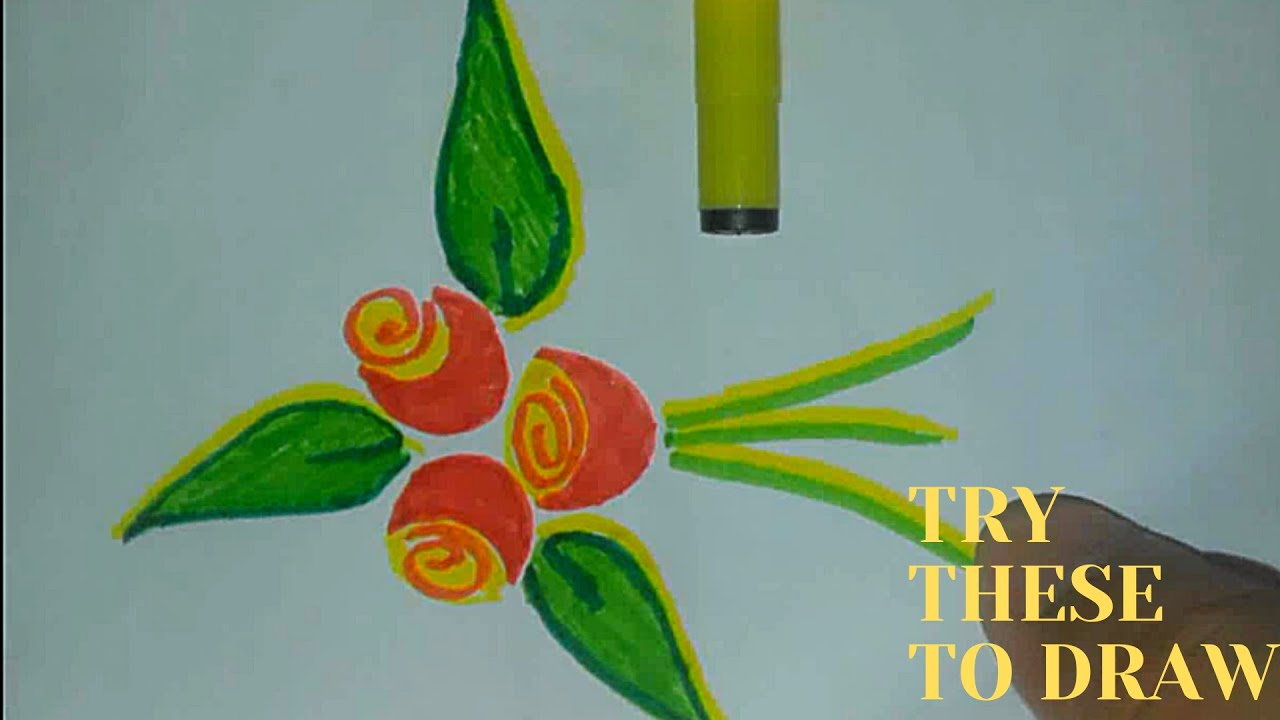 5 Simple Things to try when your bored[DRAWING] - YouTube