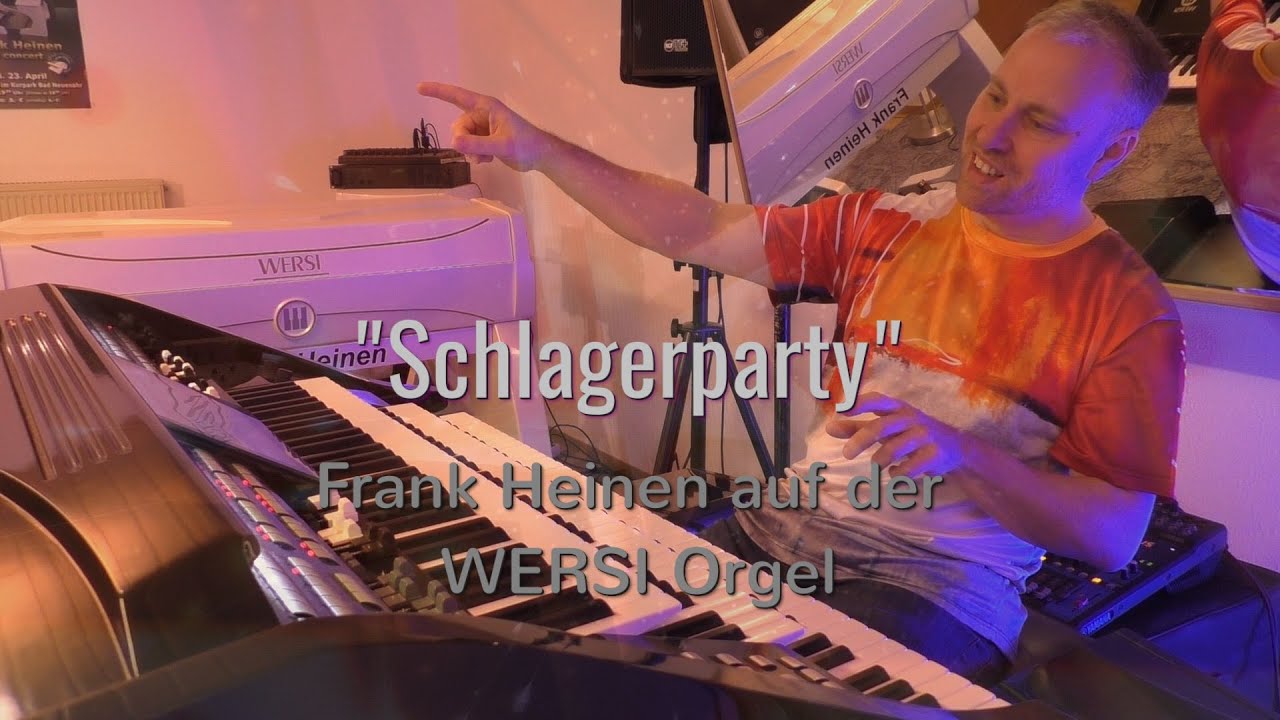 Schlagerparty "Wir sind frei" / Frank Heinen - WERSI Orgel Sonic OAX ...