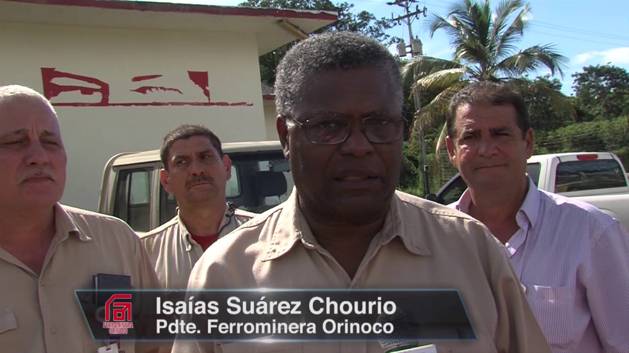 Ferrominera Orinoco Entregó vehículos para las áreas operativas - YouTube